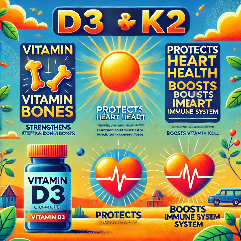 Vitamina D3 + K2: El Secreto Para Huesos Fuertes y un Corazón Sano ...